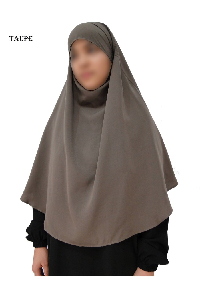 MINI KHIMAR "IHSANE" (Wool peach)